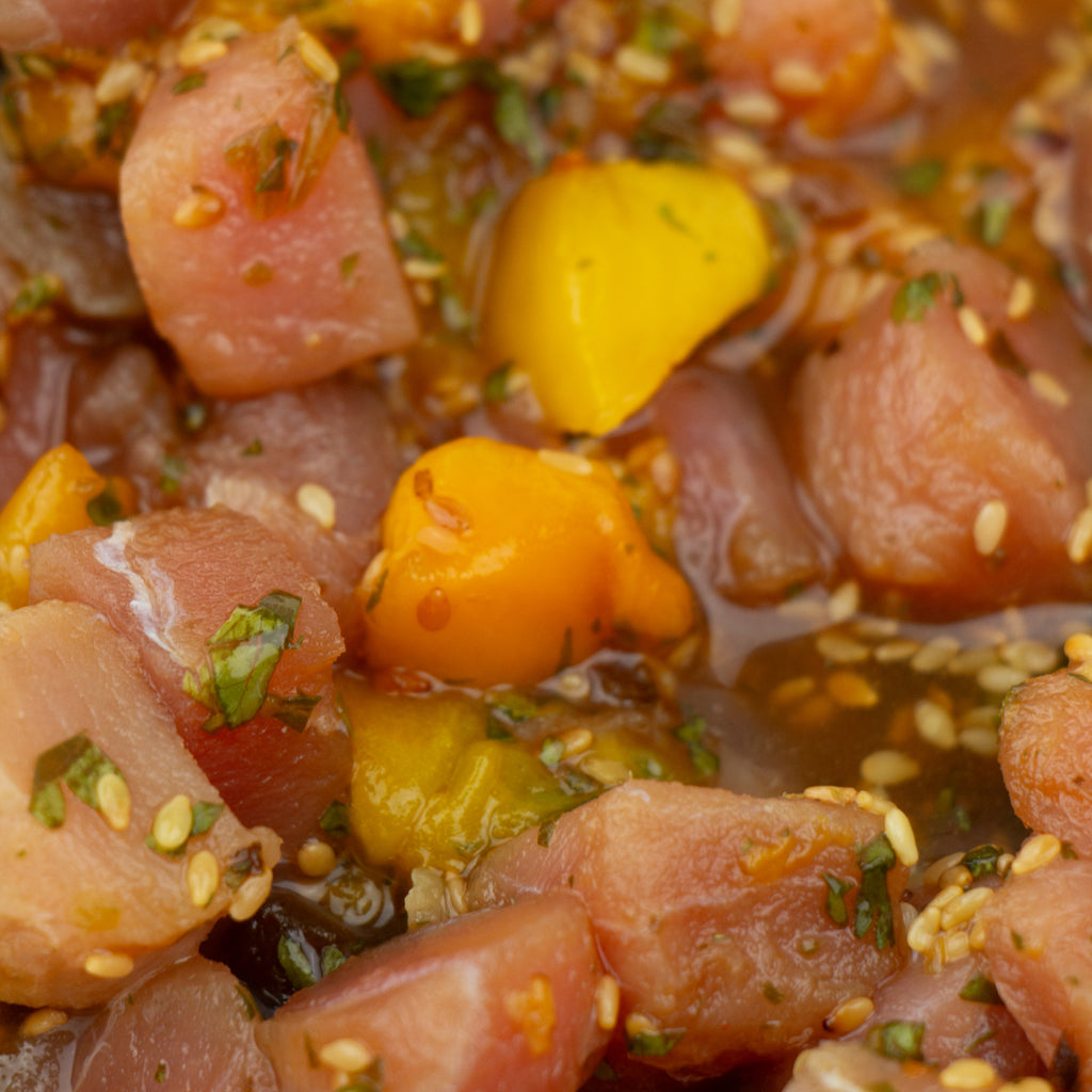 Filete de Atún con Mango y Cilantro – APETIT Catering & Store